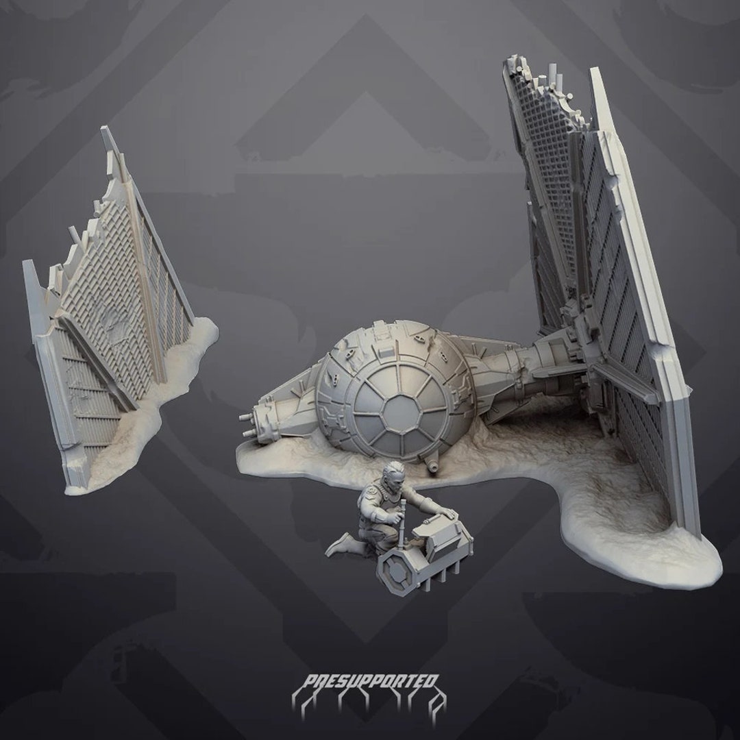 Crashed Authority Space Fighter - SKULLFORGE | Legion Compatible - 3D ...