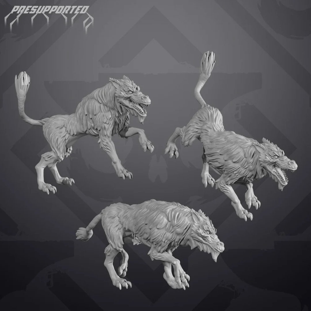 Mage Hunter Hounds 3 SKULLFORGE Legion Compatible Imperial Assault 3D ...