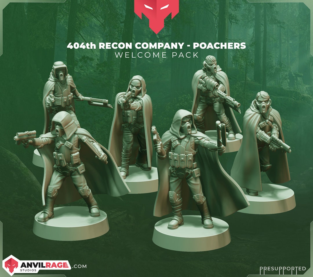Scout Poachers (6) - 404th Recon Company - Anvilrage Studios | Legion ...