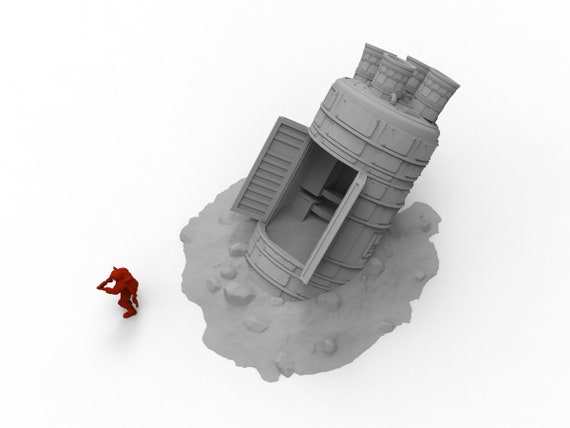 Crashed Escape Pod Legion Compatible Scenery Imperial | Etsy