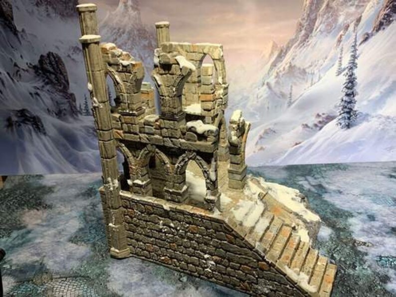 Tallsworth Hold - Stormguard - LOTR - WOTR - Ruins - Frostgrave - 3D ...