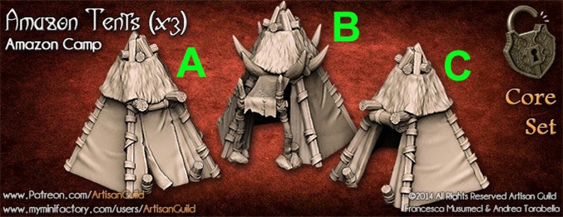 Tribal Tents - Camp - Bed Rolls RPG | Artisan Guild | Dungeons and ...