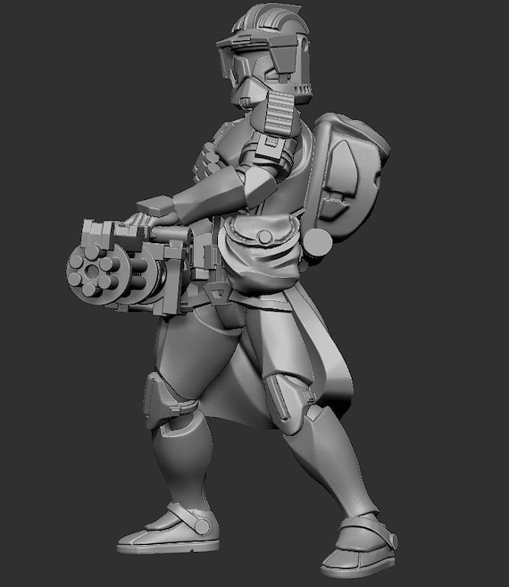 Battlefront Heavy Sentry Trooper DARK FIRE Legion - Etsy