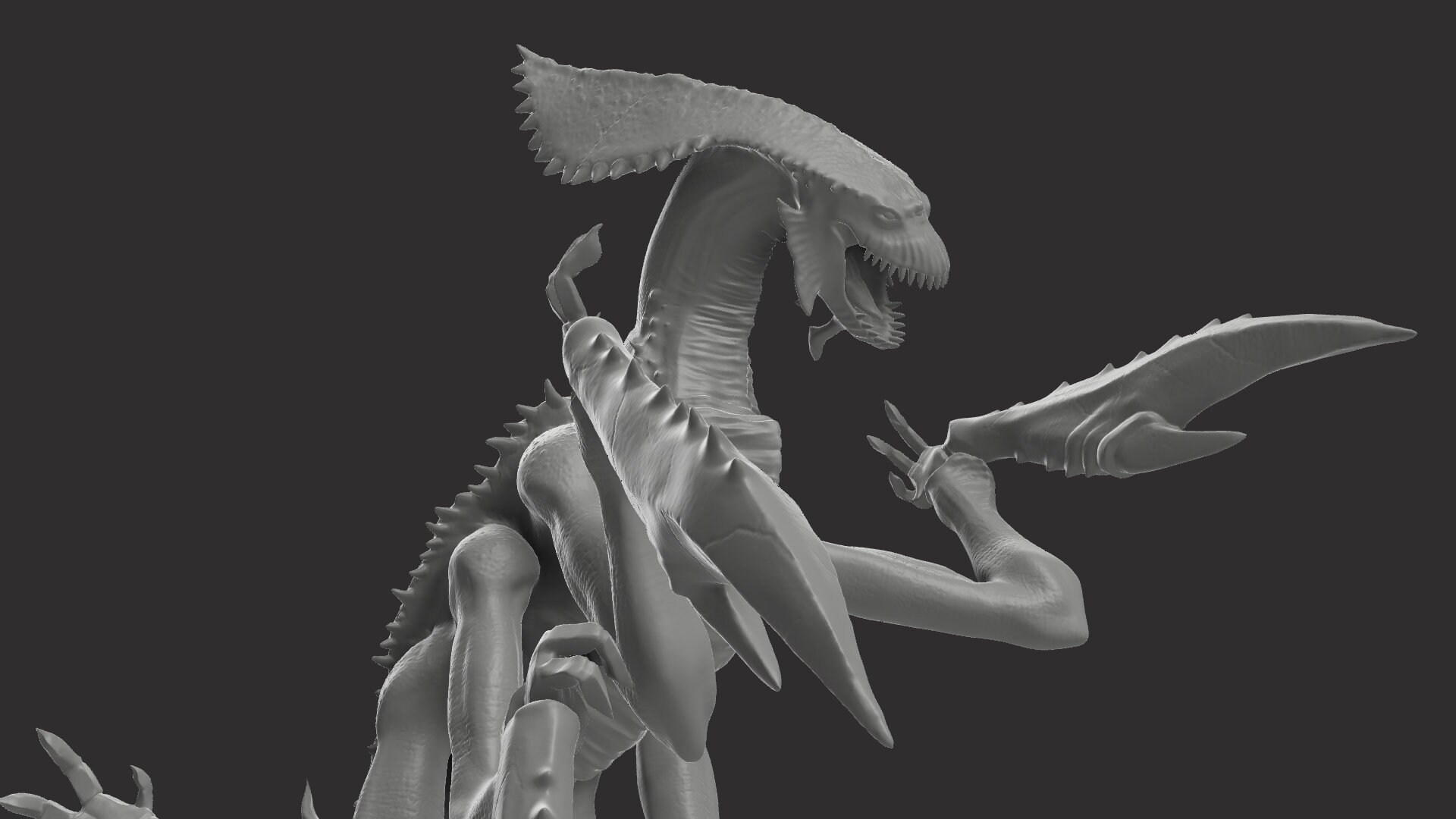 Terrifying Crab Lizard Legion Compatible 3D Printed - Etsy