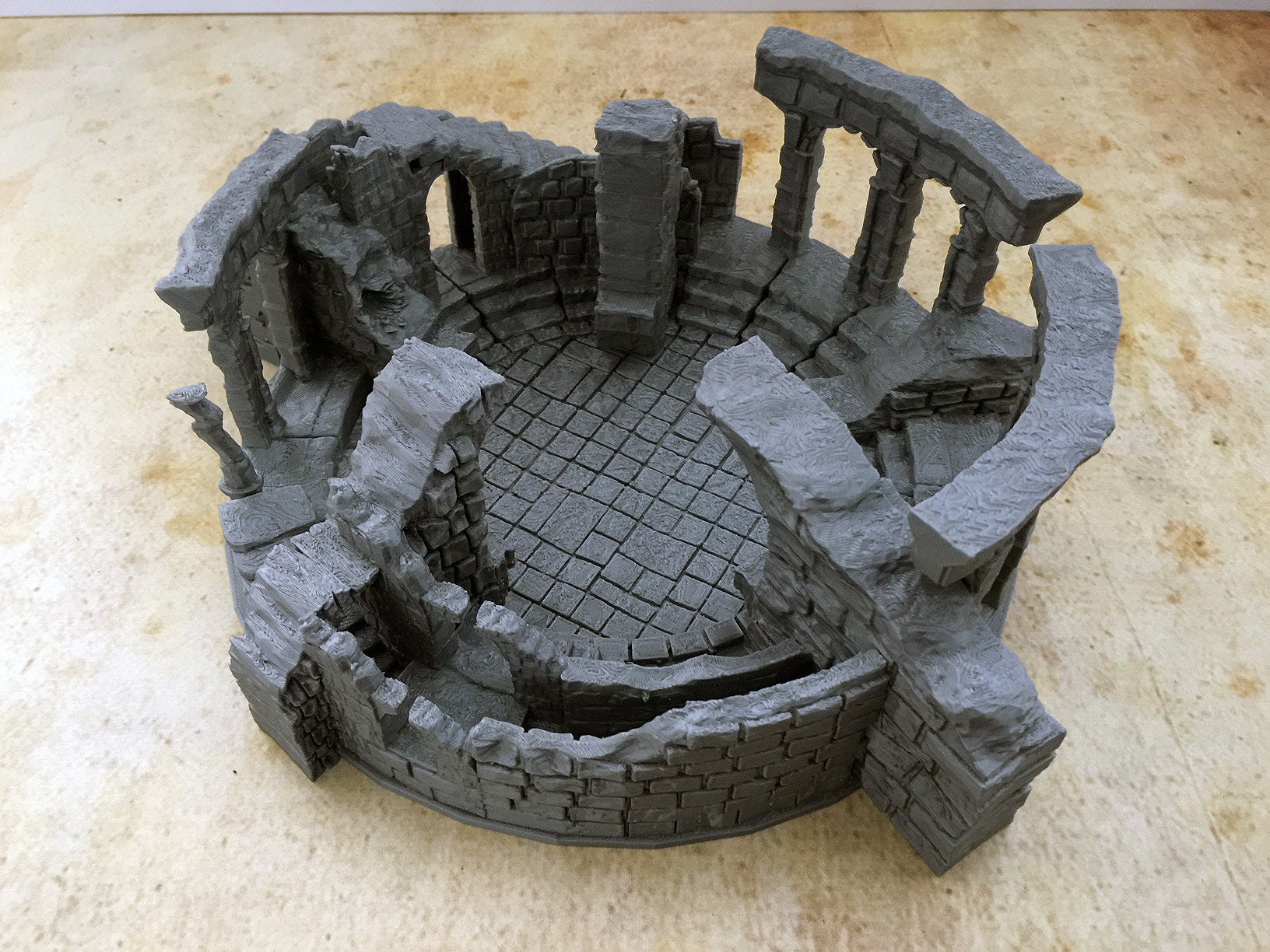 Circle Ruins - Weathertop - Amon Sul | 3d Printed | Fantasy | Terrain ...