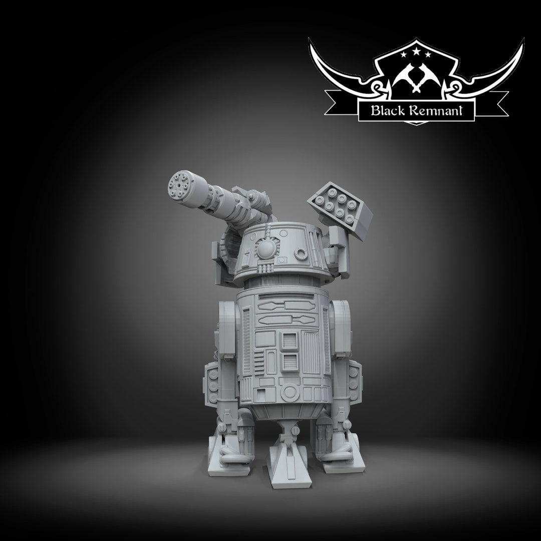 BT-1 Droid - BLACK REMNANT | Legion Compatible - 3D Printed - Etsy