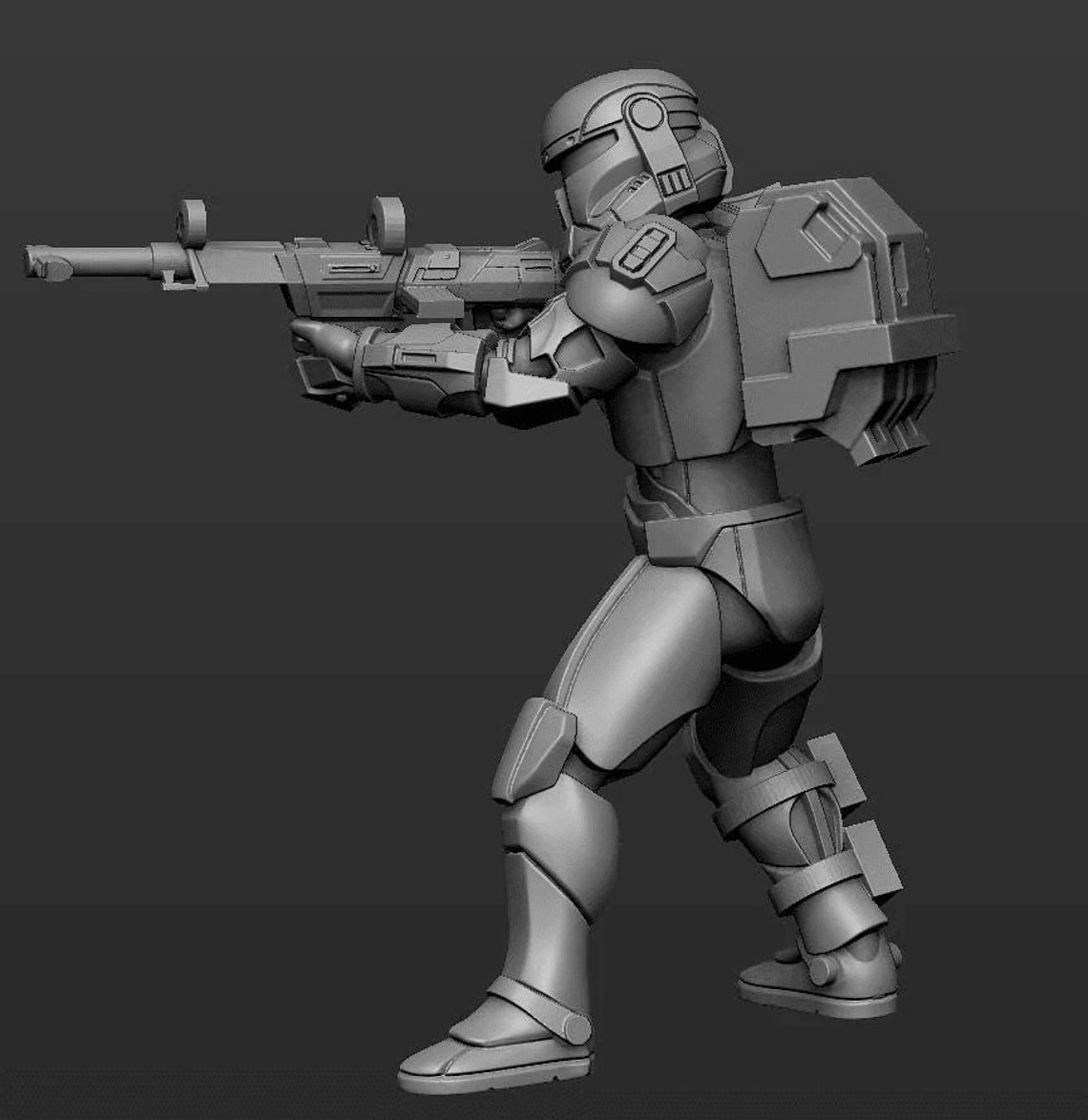 Commando Sev DARK FIRE Legion Compatible 3D Printed - Etsy