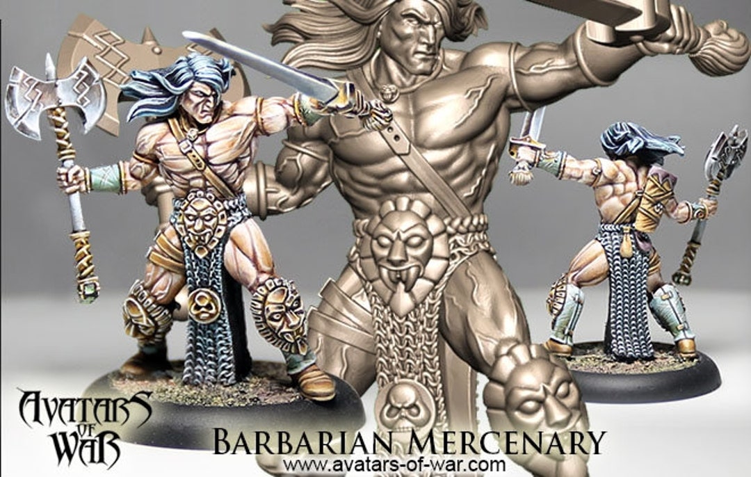 Barbarian Mercenary - "avatars of War" | D&D | Pathfinder | | Aos ...