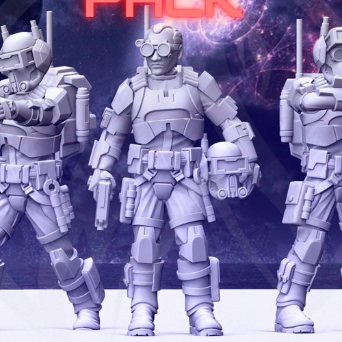 Star Corps Commander DARK FIRE Legion Compatible 3D - Etsy