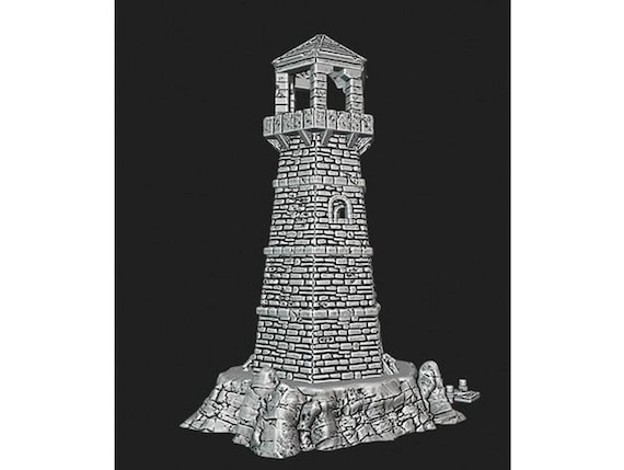 Abandoned Lighthouse Fantasy Dungeons and Dragons Dnd | Etsy