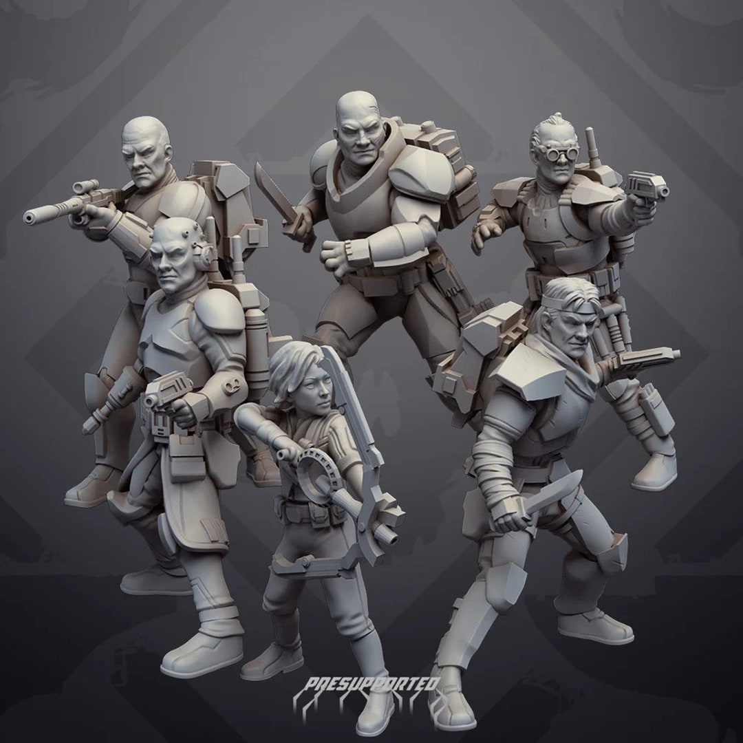 Rough Riders Season 2 (6) - SKULLFORGE | Legion Compatible - 3D Printed ...
