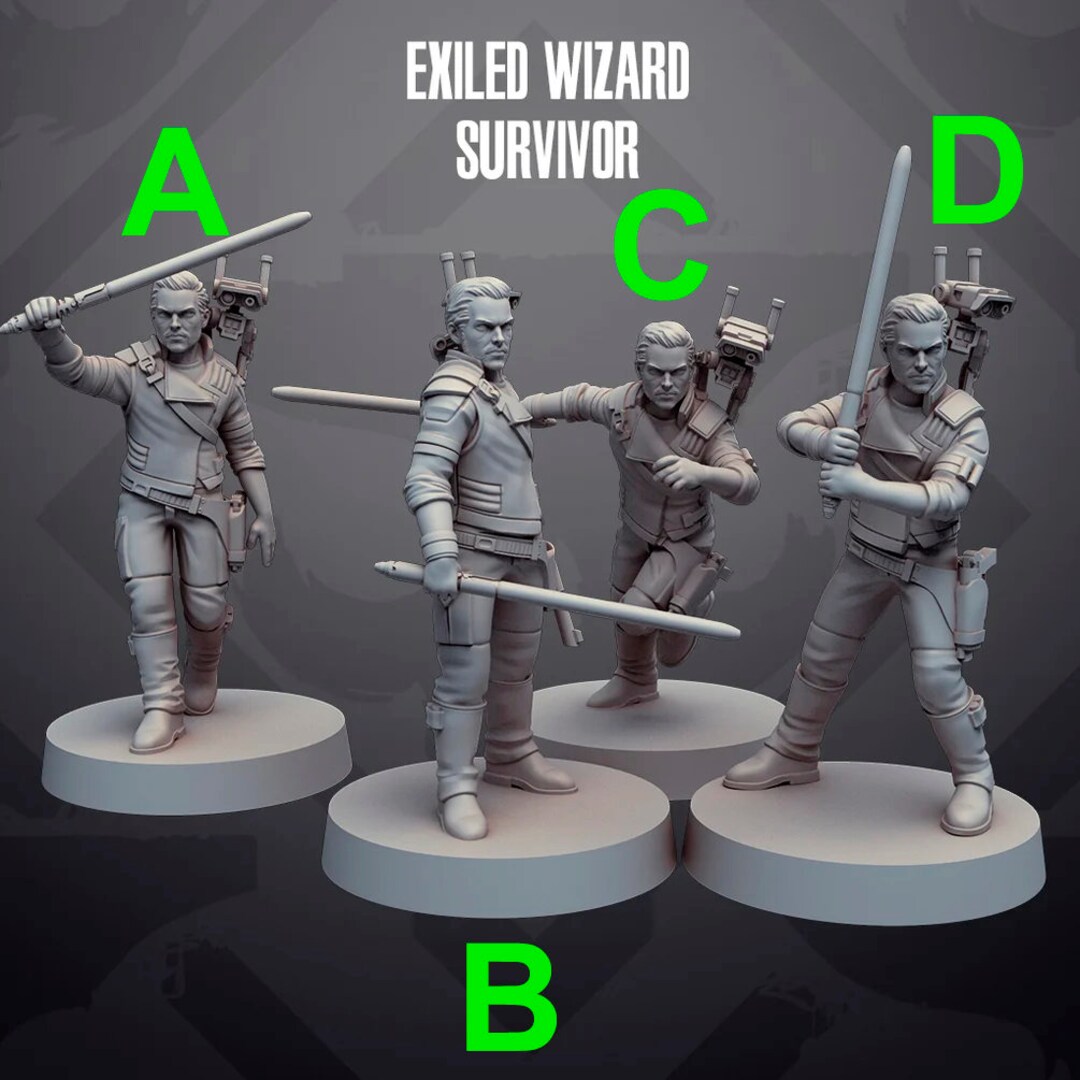 Exiled Wizard Survivor - SKULLFORGE | Legion Compatible Imperial ...