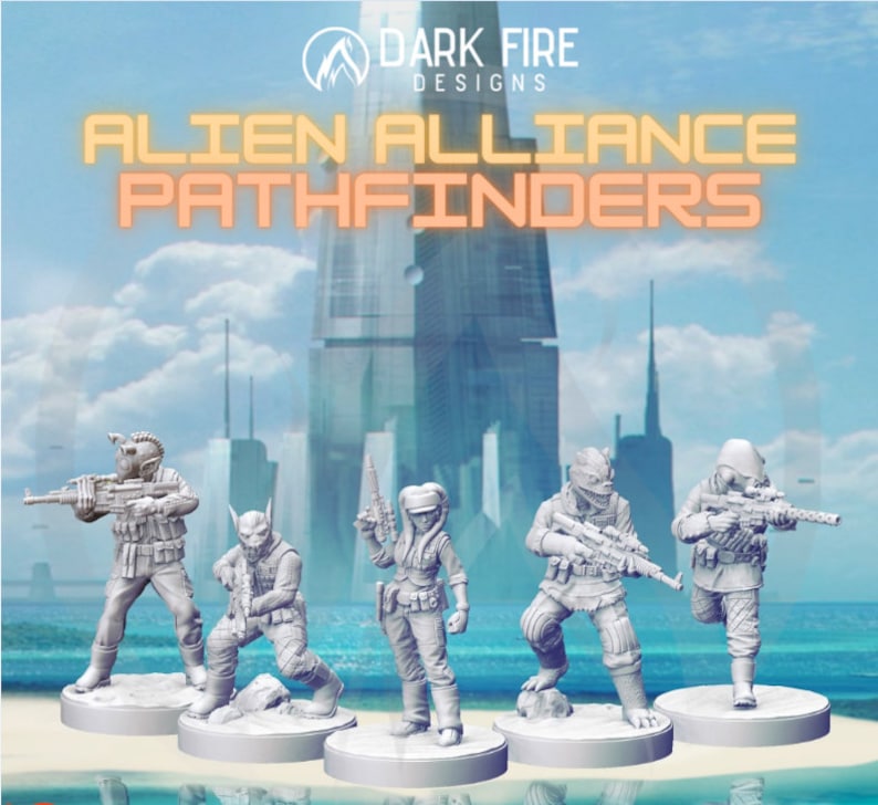 Alien Alliance Pathfinder 5 DARK FIRE Legion kompatibel - Etsy.de