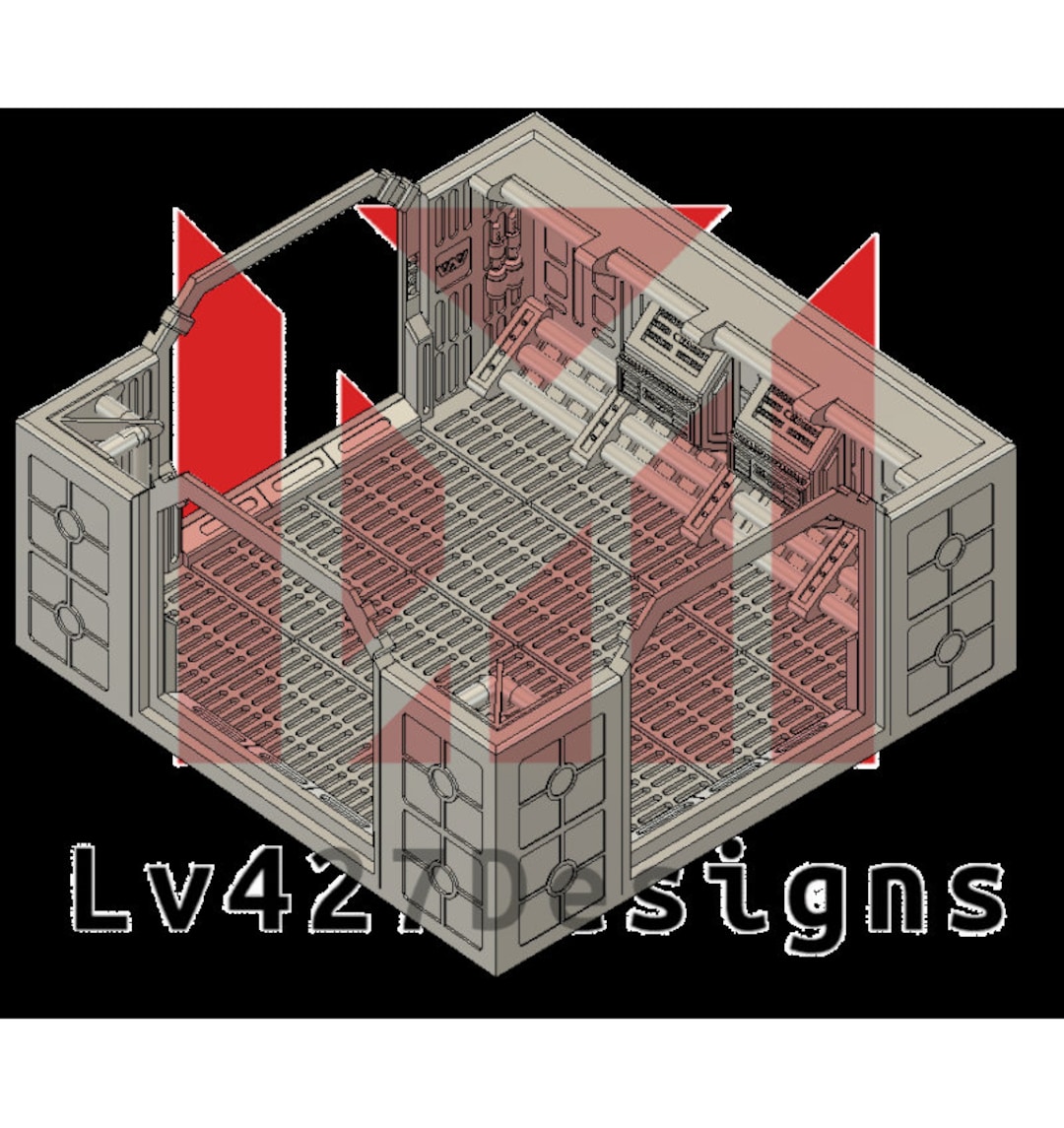 Long Vent Corridor - 3 Way | Legion | Imperial Assault | Space Hulk ...