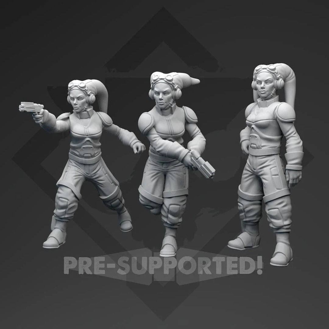Phantom Leader Pilot - SKULLFORGE | Legion Compatible - 3D Printed - Etsy