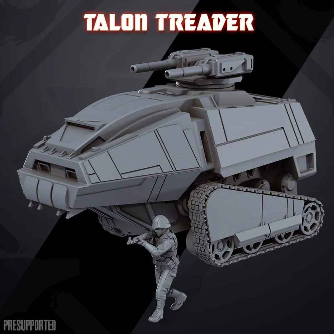 Viper: Talon Treader Tank - SKULLFORGE | Legion Compatible Imperial ...