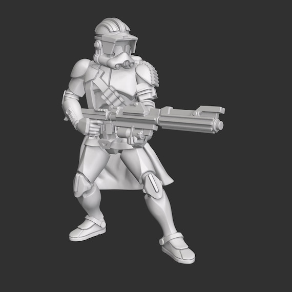 Battlefront Rifle Trooper DARK FIRE Legion Compatible 3D - Etsy