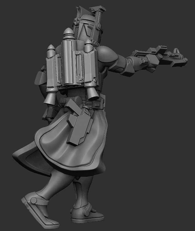 Wolff Commander - DARK FIRE | Legion Compatible - 3D Printed - Etsy