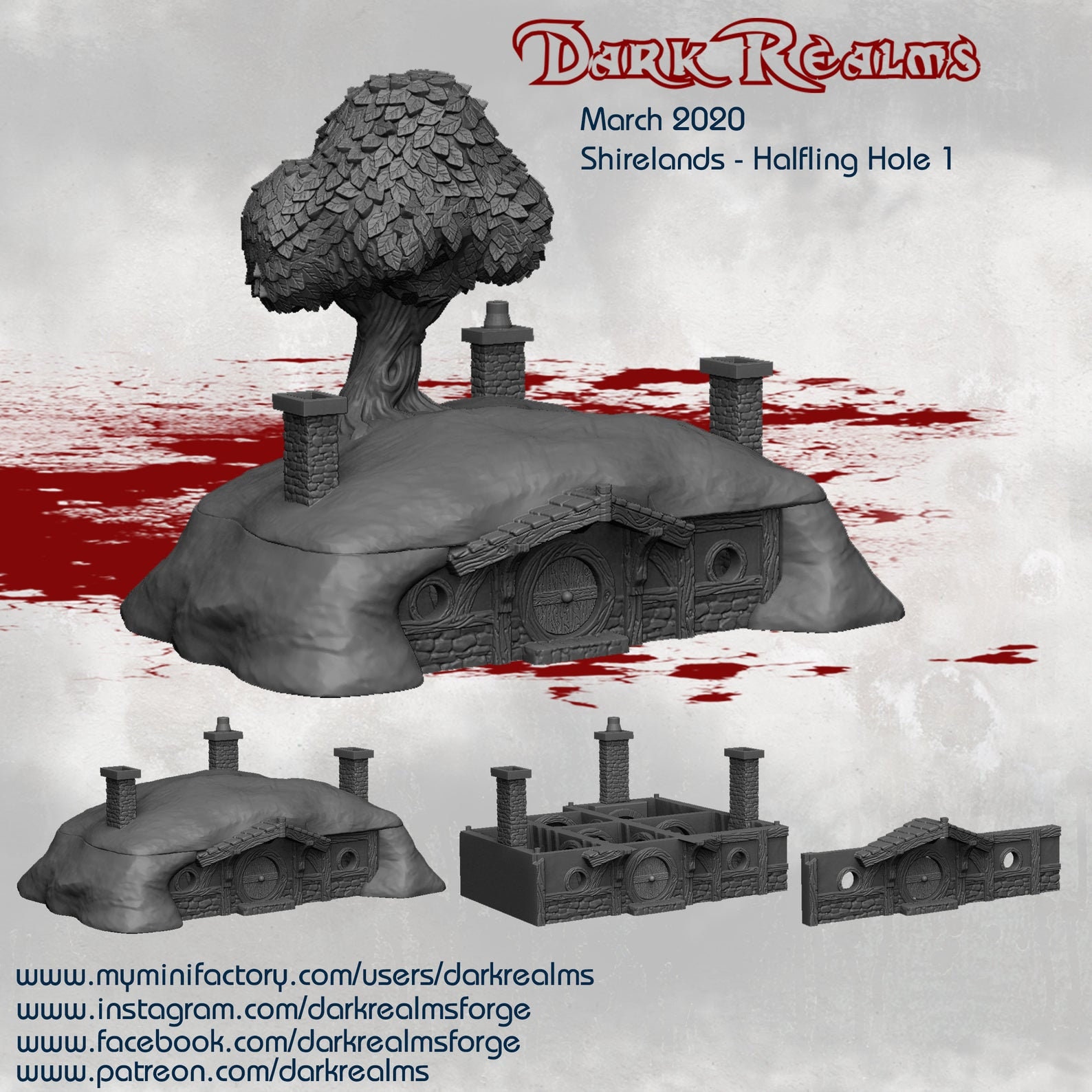 Halfling House 1 the Shirelands LOTR Lord of the Rings - Etsy Australia