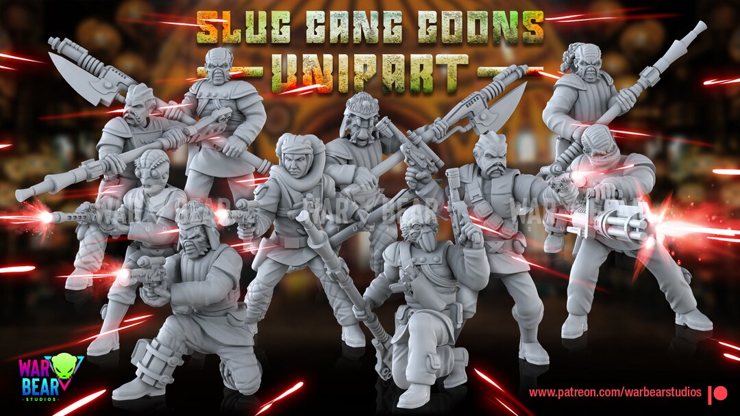 Slug Gang Goons (10) - War Bear Studios | Legion Compatible - Imperial ...
