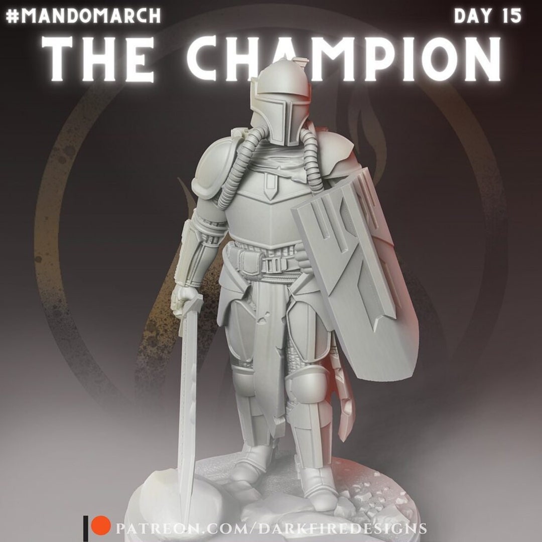 The Champion - DARK FIRE | Legion Compatible - 3D Printed - Etsy
