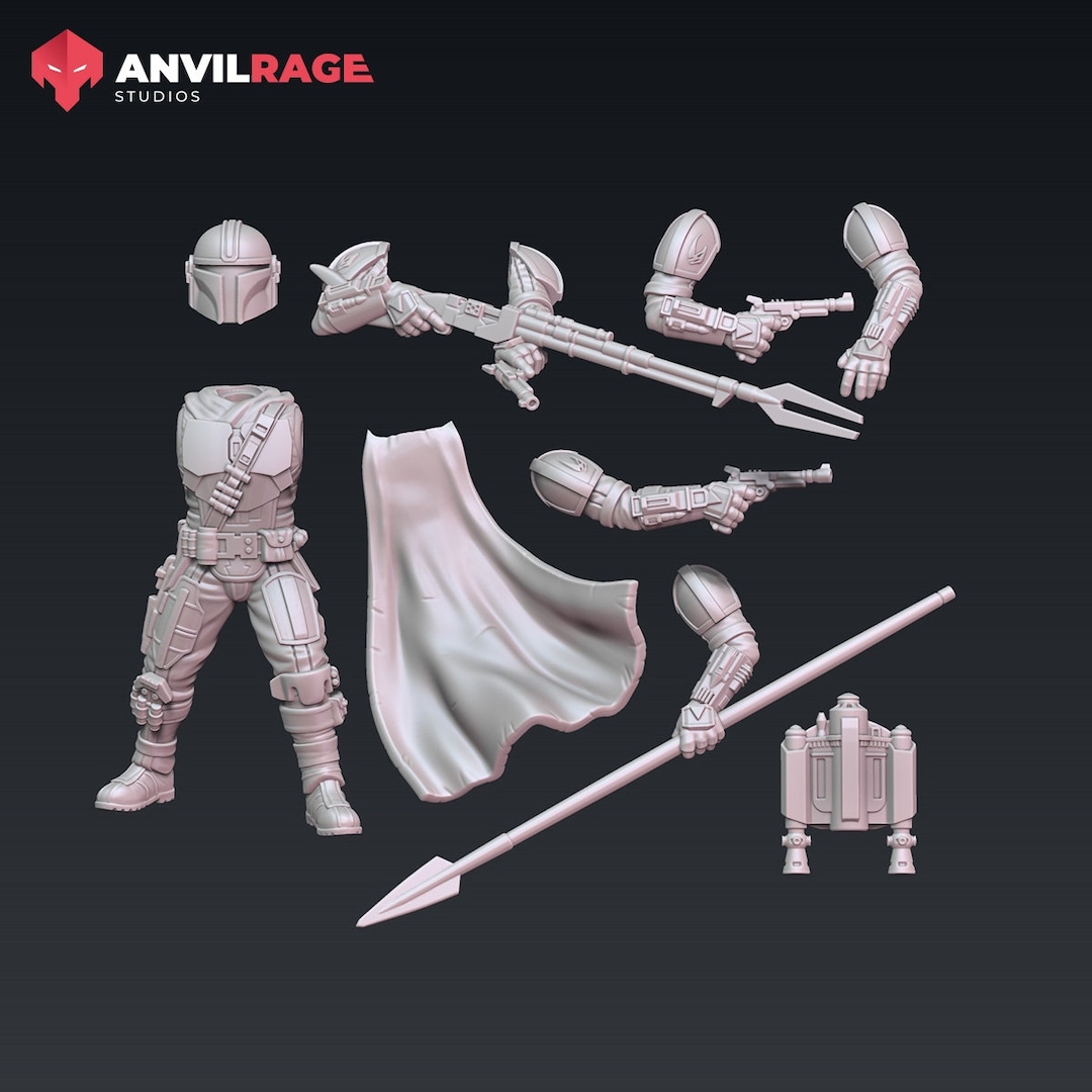 Mercenary Hero - Anvilrage Studios | Legion & Shatterpoint Compatible ...