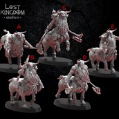 Bull Centaurs Chaos Dwarfs D&D Pathfinder Aos Old World 3d Printed ...