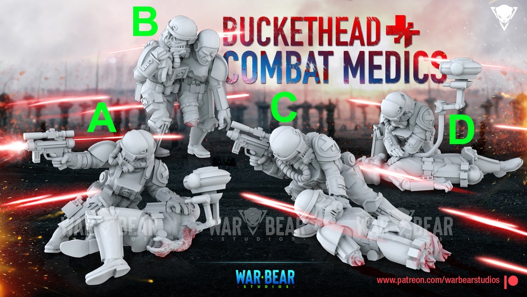 Buckethead Combat Medics - War Bear Studios | Legion Compatible ...