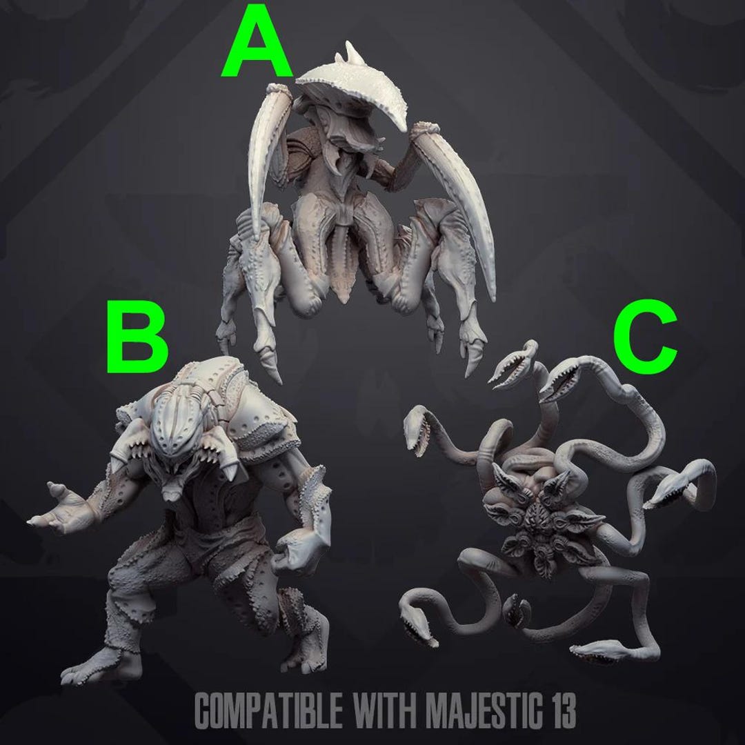 Alien Boss SKULLFORGE 3D Printed - Etsy