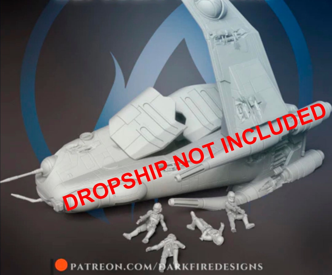 Fallen Clone Pilots (2) - DARK FIRE | Legion Compatible - 3D Printed - Etsy