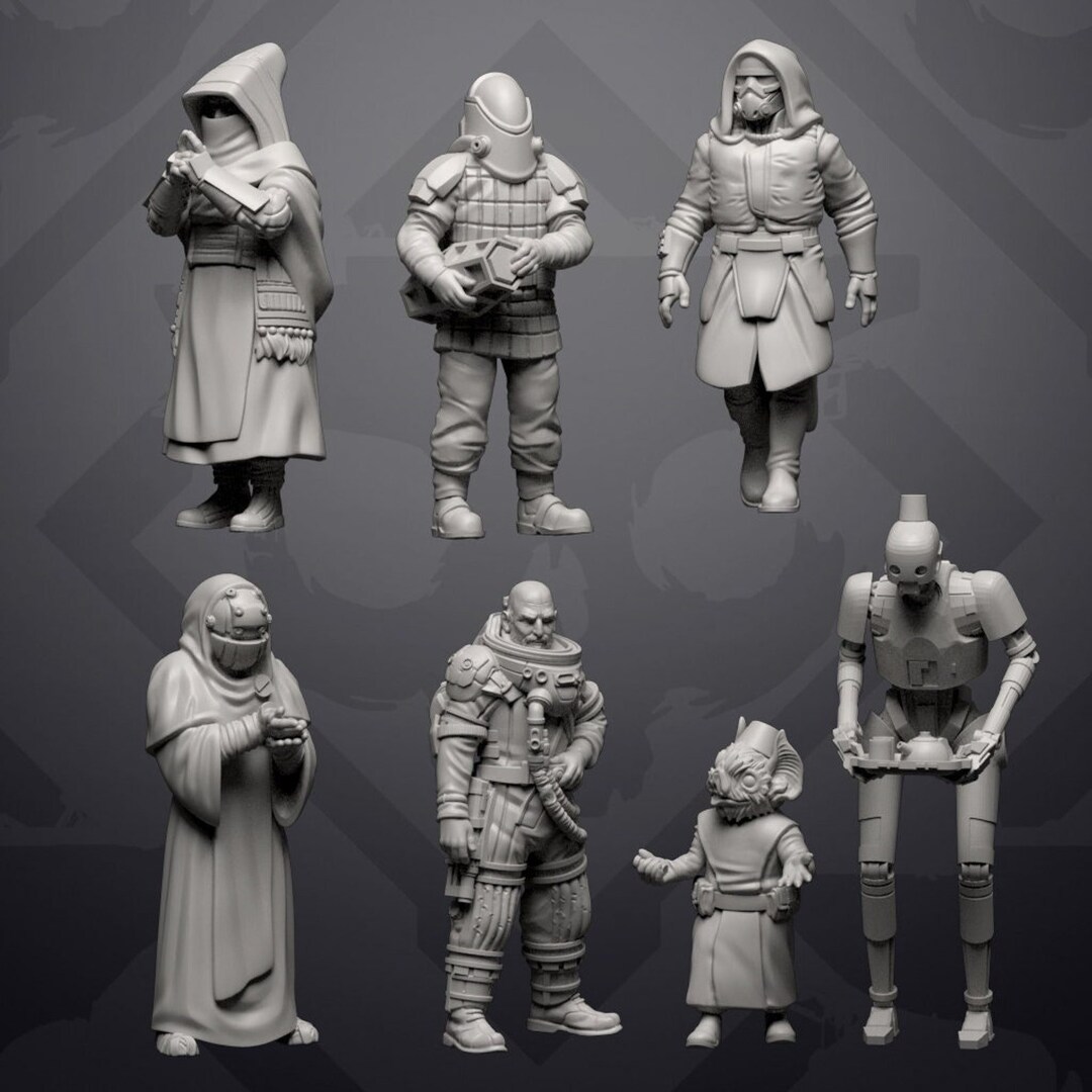 Pilgrims Set 3 (7) - SKULLFORGE | Legion Compatible - 3D Printed - Etsy