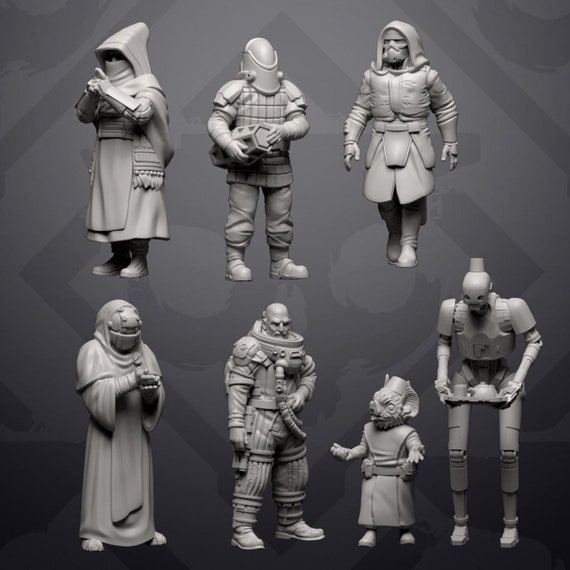 Pilgrims Set 3 7 SKULLFORGE Legion Compatible 3D - Etsy