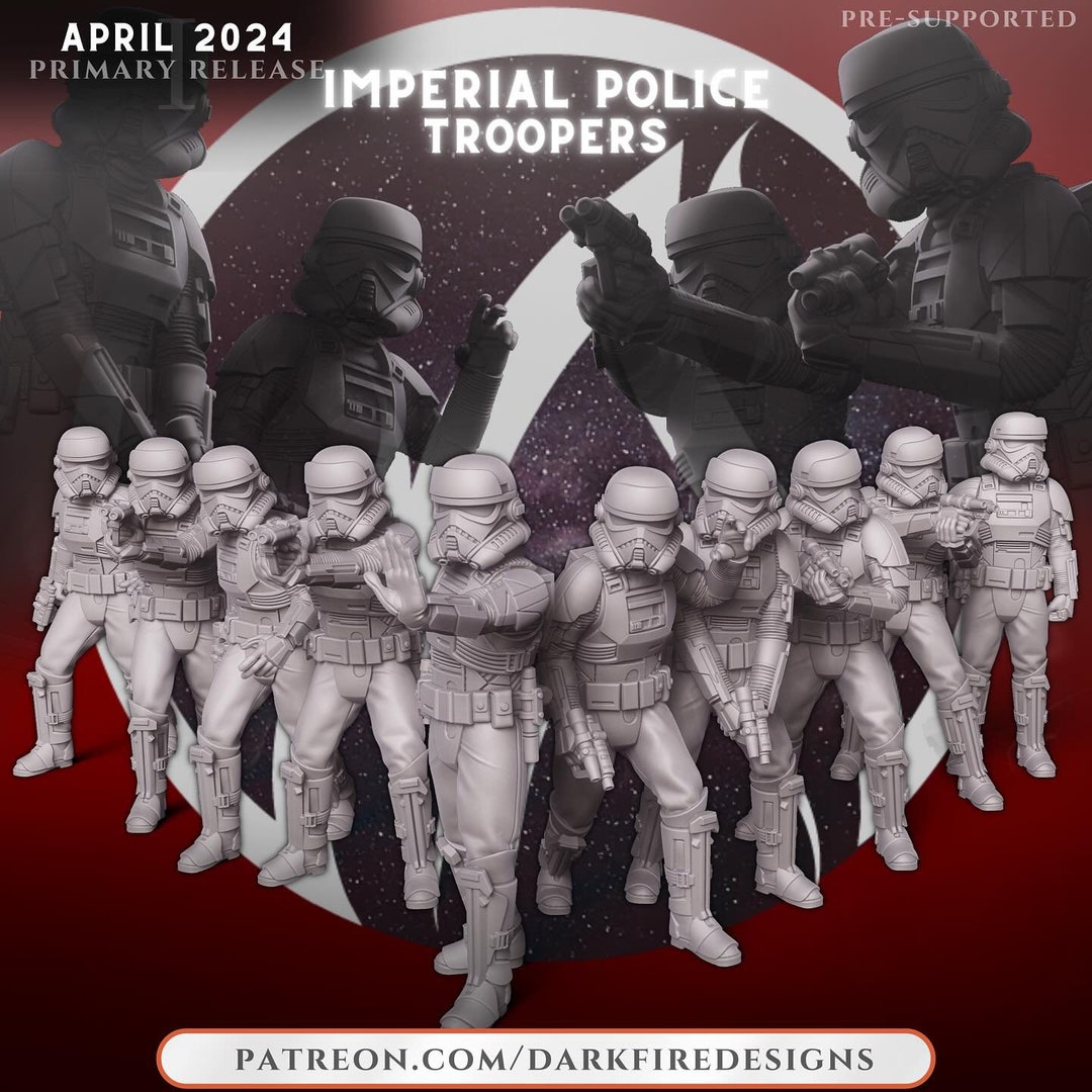 Police Troopers - DARK FIRE | Legion Compatible - 3D Printed - Etsy