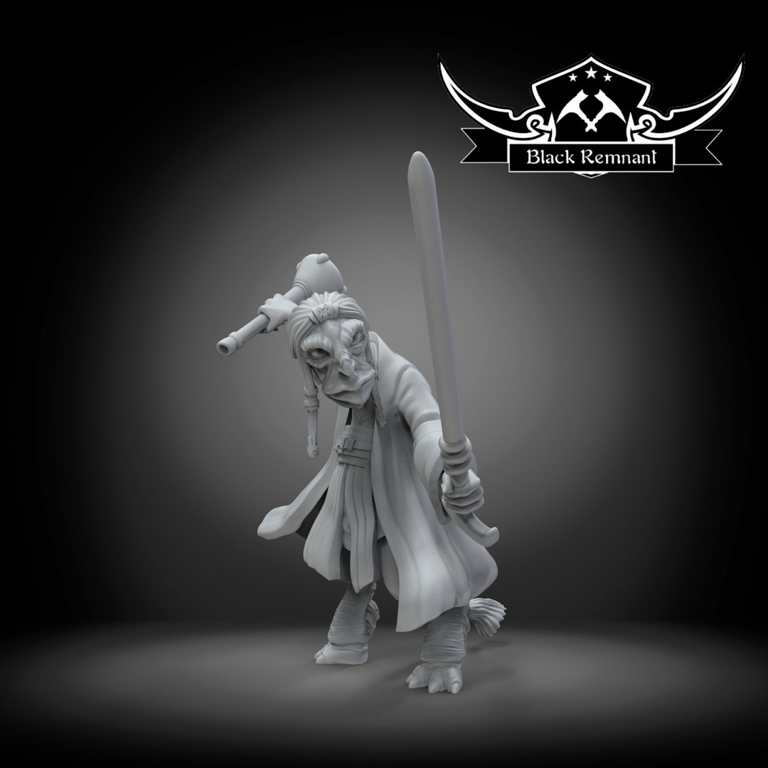 Tera Sinube Jedi Master BLACK REMNANT Legion Compatible 3D Printed ...