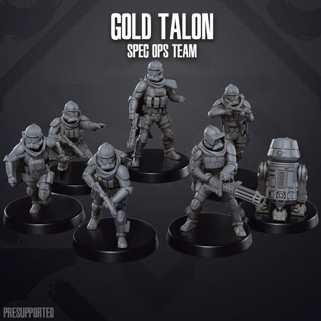 Spec Ops Team - Gold Talon (7) - SKULLFORGE | Legion Compatible ...