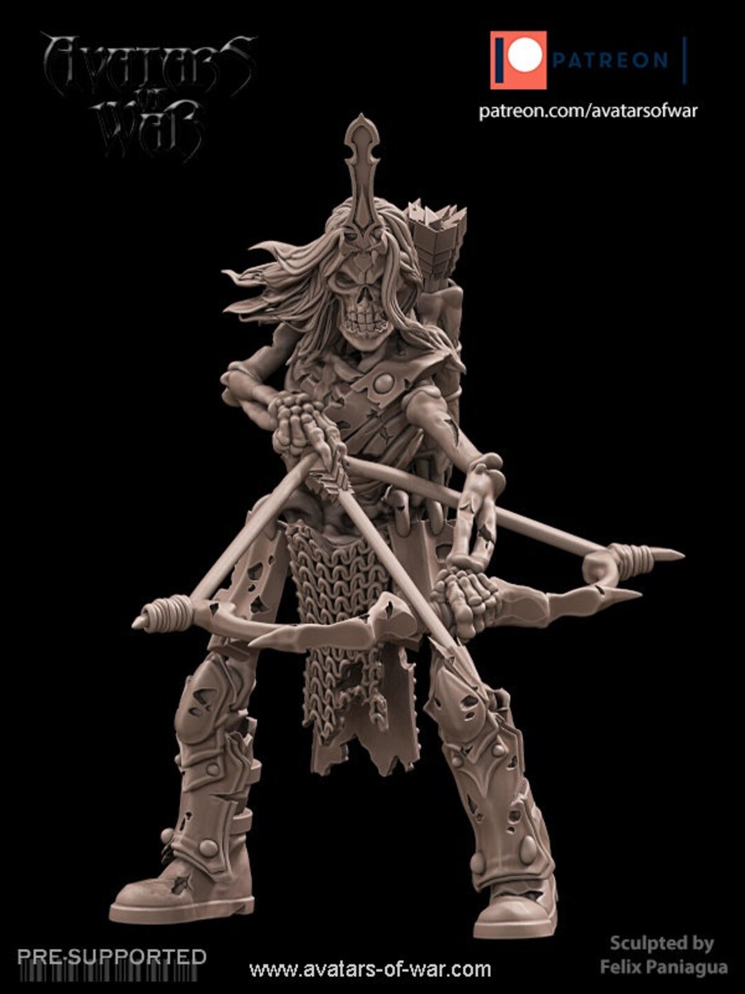 Skeleton Archers (3 to Choose) - "avatars of War" | Undead | D&D ...