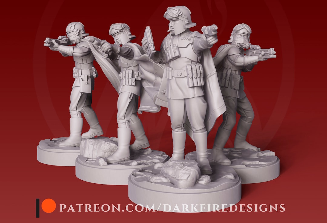 Imperial Agents Swamp Gear (4) - DARK FIRE | Legion Compatible - 3D ...