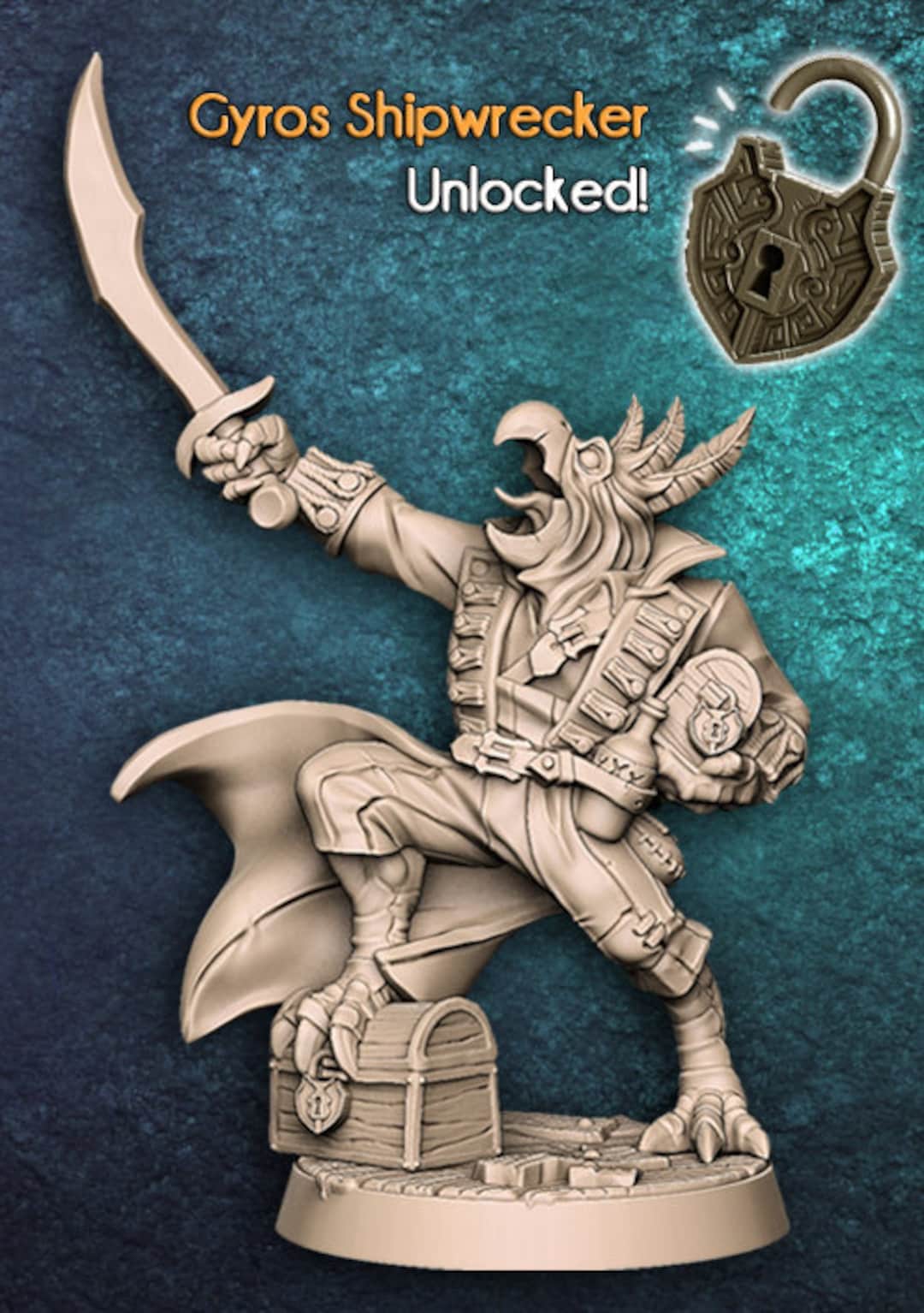 Gyros Shipwrecker Pirates Artisan Guild Dungeons and Dragons D&D Dnd ...