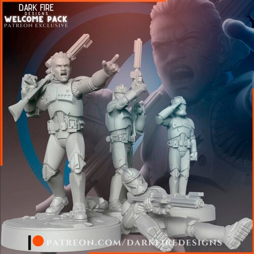Star Corps Commander DARK FIRE Legion Compatible 3D - Etsy