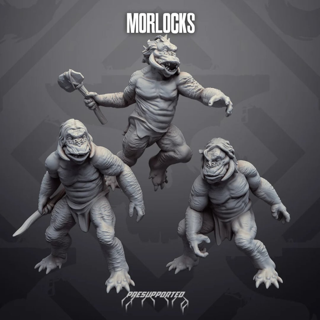 Morlocks - SKULLFORGE | Legion Compatible - 3D Printed - Etsy