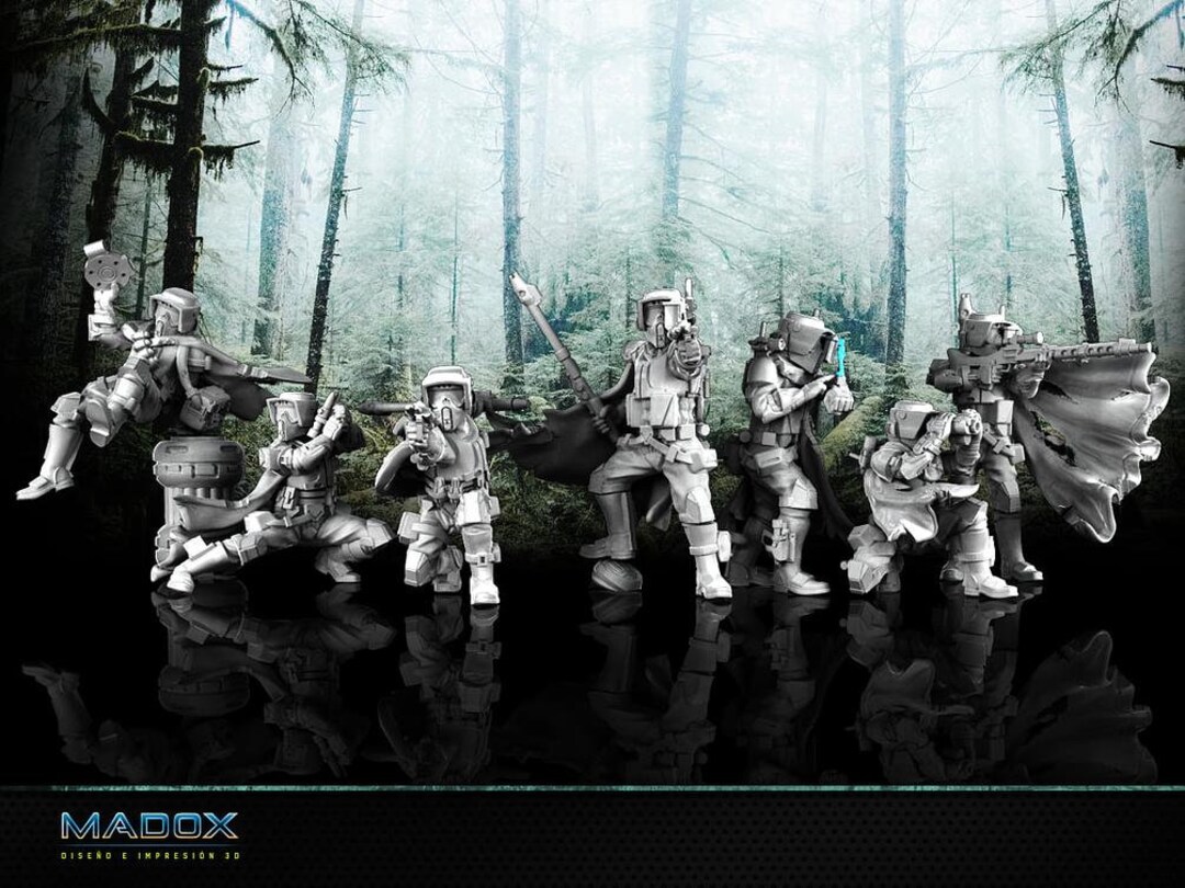 Imperial Recon Squad (7) - War Bear Studios | Legion Compatible ...