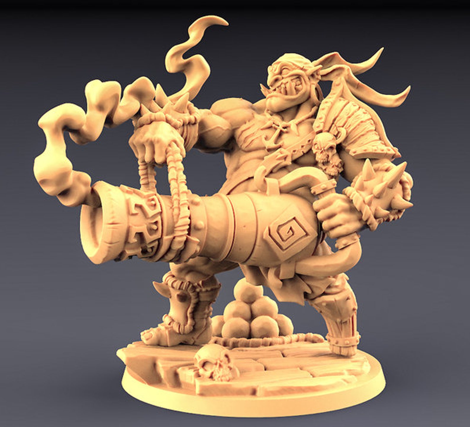 Gronk Boomshot Ogres Artisan Guild Dungeons and Dragons | Etsy