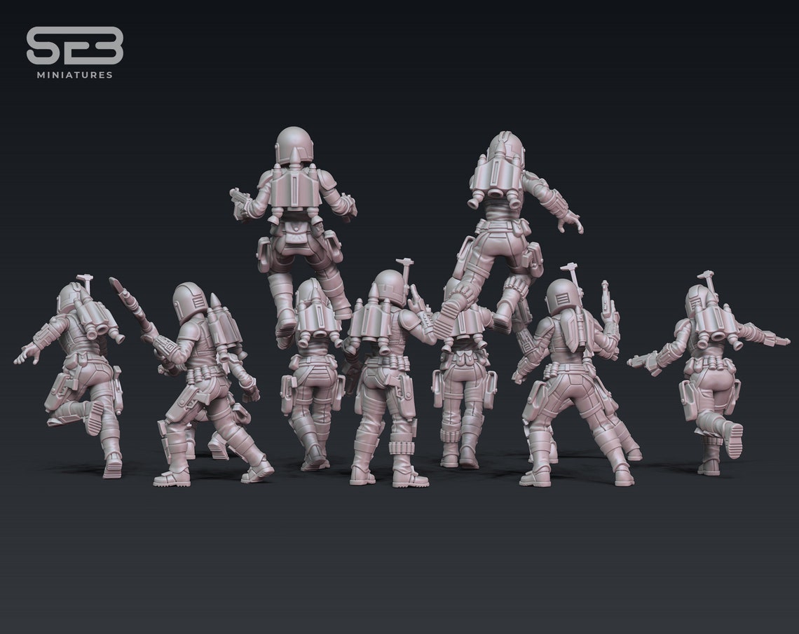 Mercenary Girls (11 Modular Models) - Anvilrage Studios | Legion ...