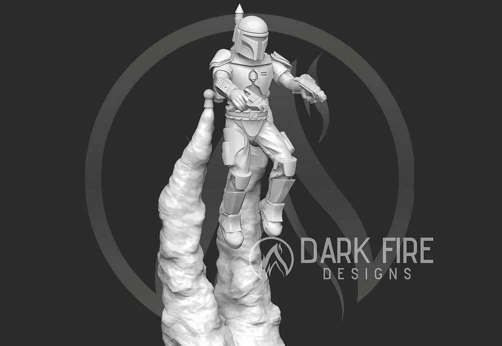 Crusader Jetpack - DARK FIRE | Legion Compatible - 3D Printed - Etsy