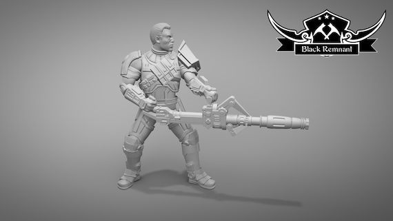 Jace Malcom BLACK REMNANT Legion Compatible 3D Printed | Etsy