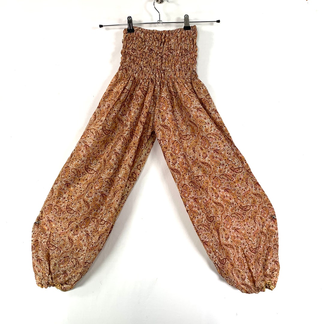 Tina Silk Pantaloon - One Size - Gypsy High Crotch Harem Trousers SKU ...