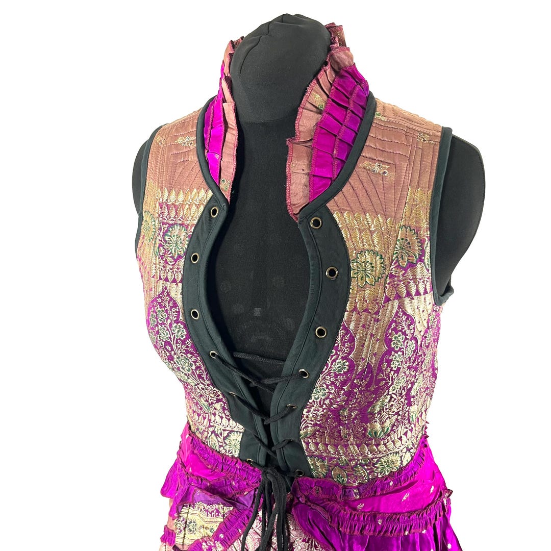 XL Isabella Corset Dress - Steampunk - Silk Brocade (SKU:2001-9608 ...