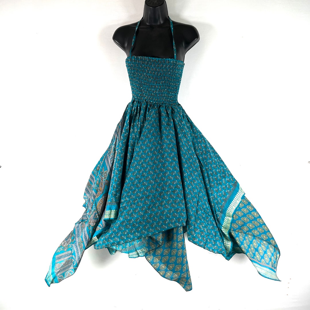 Aurora Long Summer Silk Fairy Dress, One Size Silk Maxi Tall Girl ...