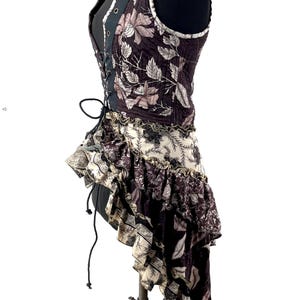Corset Dress M. Amalie Silk Fantasy Steampunk Sleeveless Dress a ...