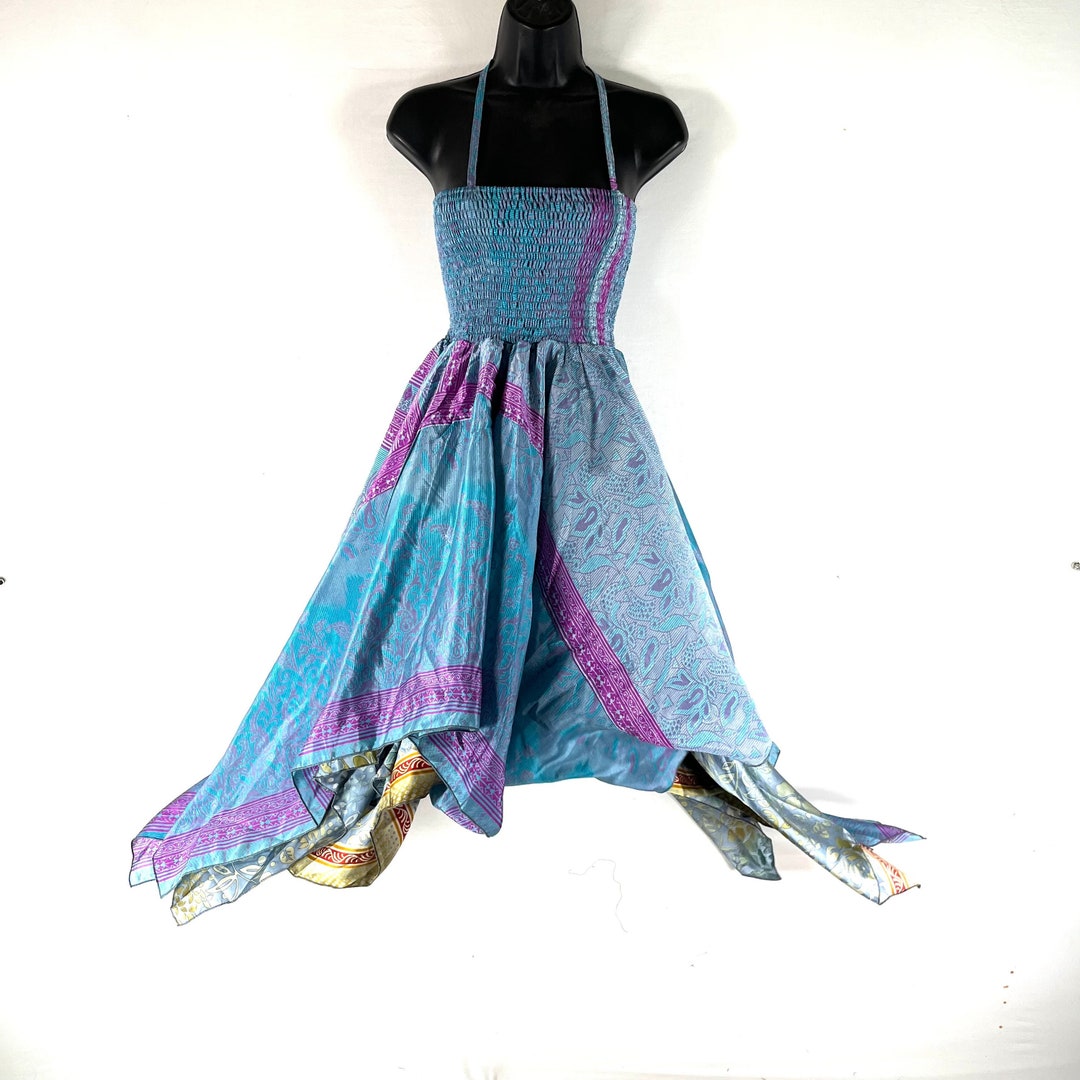 Aurora Long Summer Silk Fairy Dress, One Size; Silk Maxi Tall Girl ...